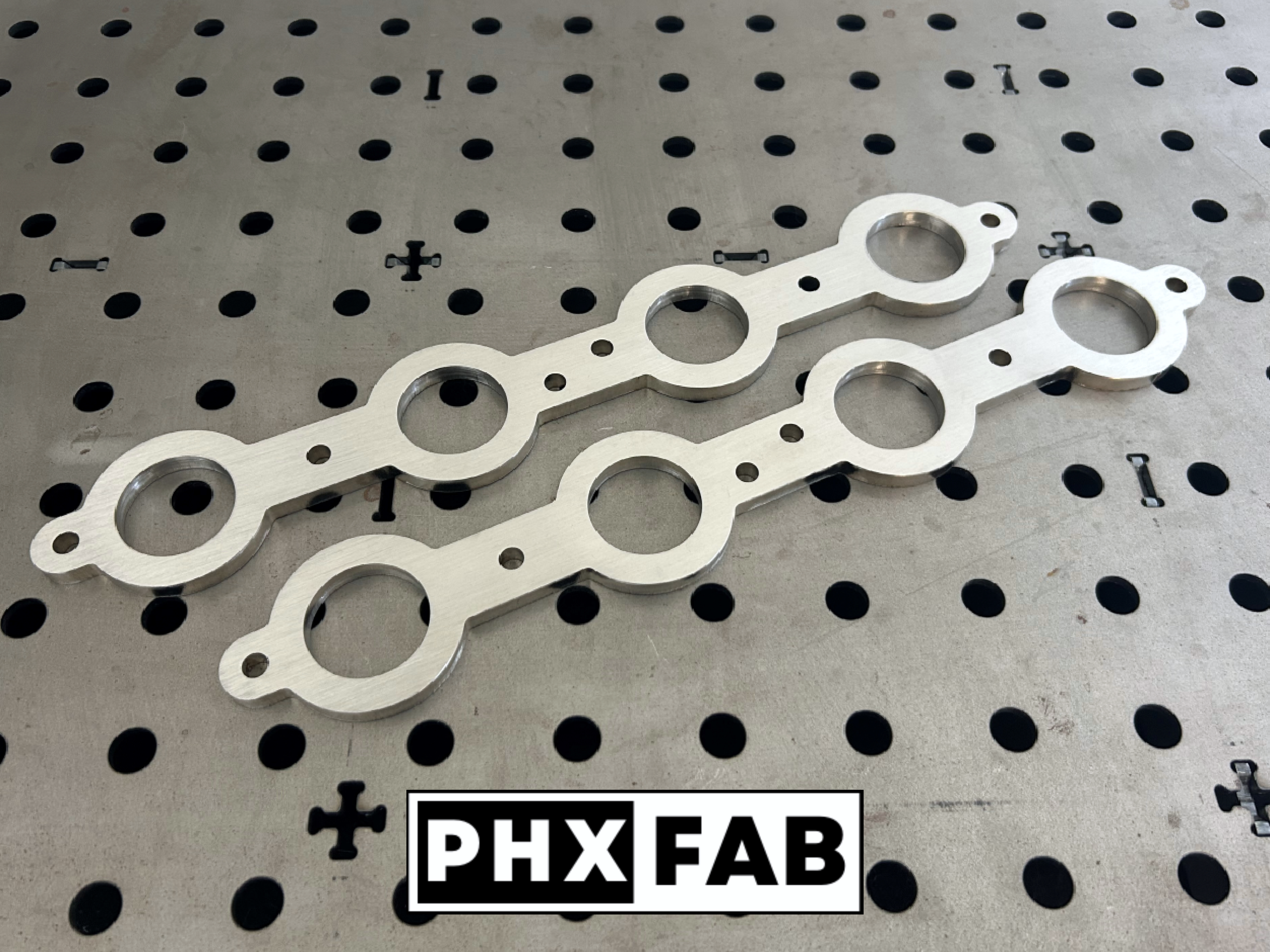 LS Header Flanges (Pair) - 304 Stainless Steel – Phoenix Performance ...